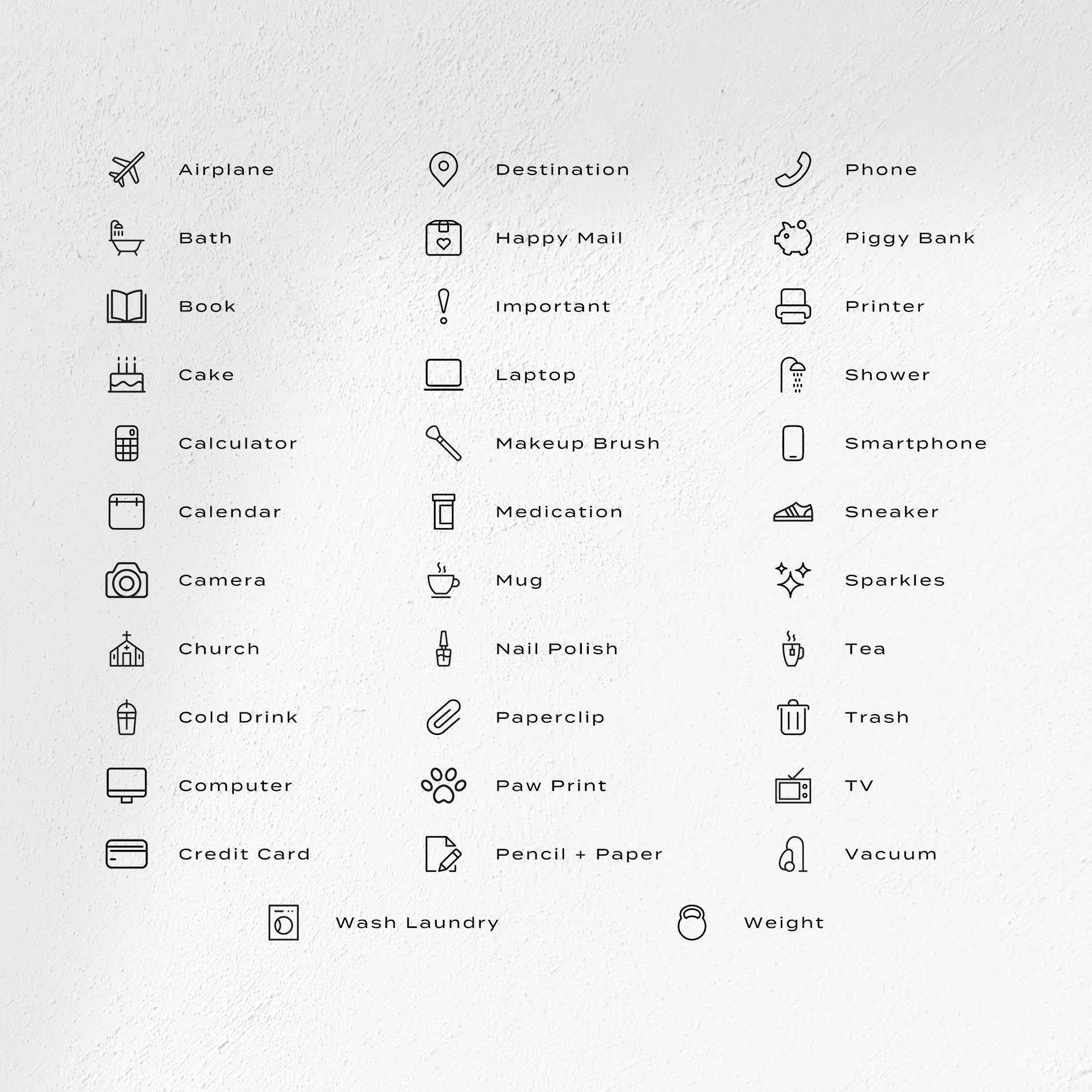 Petite Sheet Icons – Your Everyday Planner